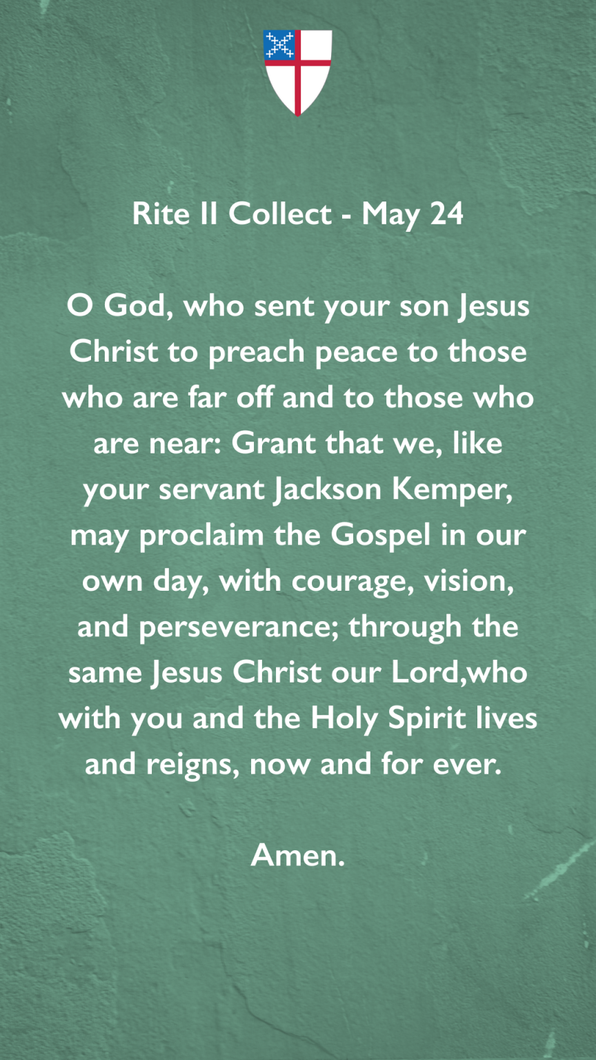 Jackson Kemper, Bishop and Missionary, 1870 – The Episcopal Church