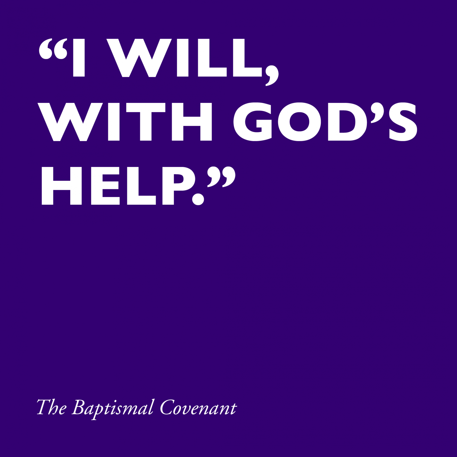 Baptismal Covenant – The Episcopal Church