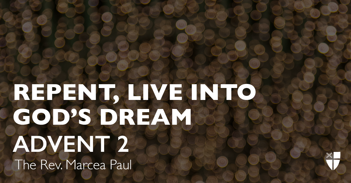 Repent, Live into God’s Dream, Advent 2 (A) - December 8, 2019 – The ...