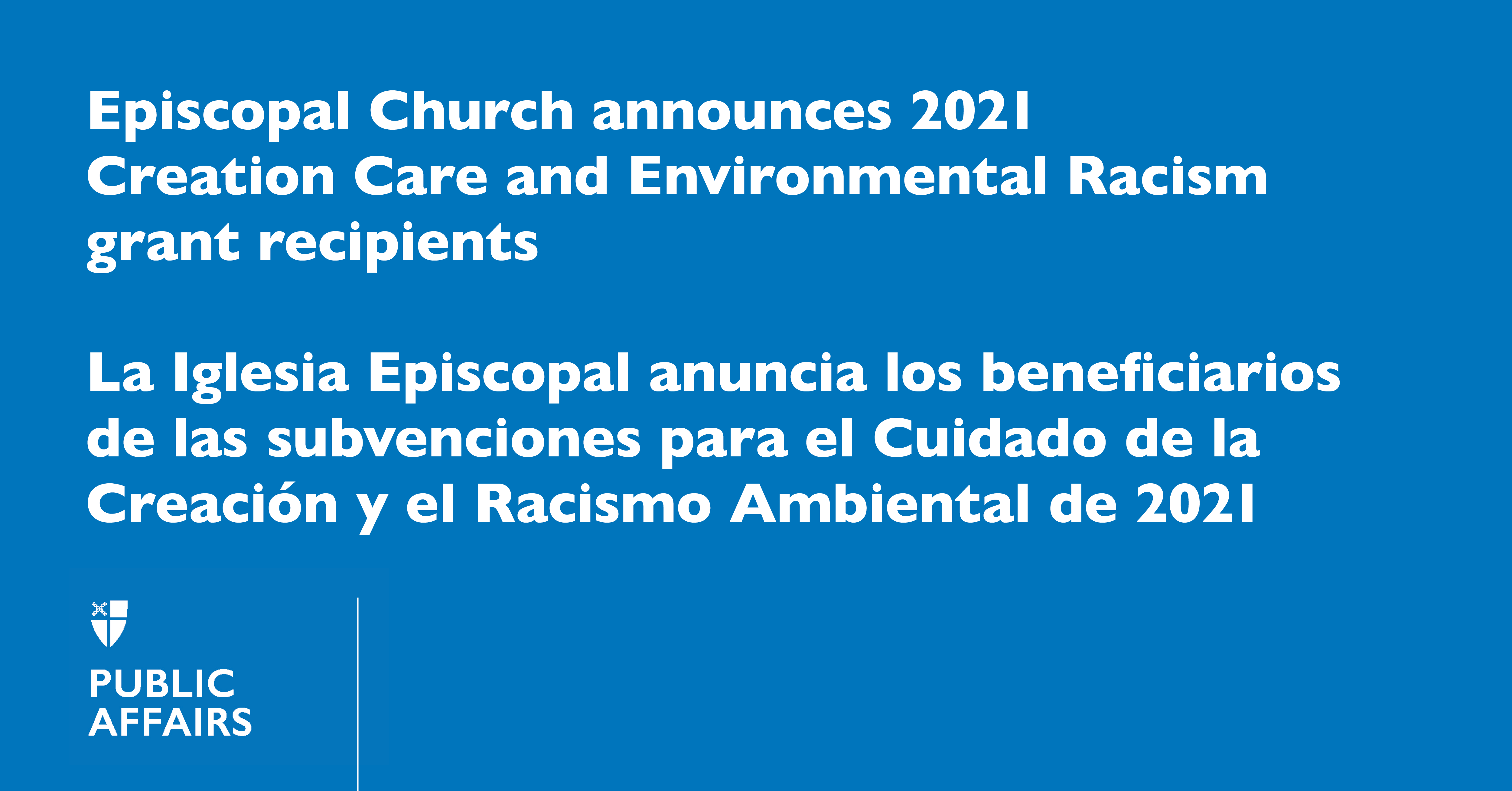 Episcopal Church announces 2021 Creation Care and Environmental Racism ...