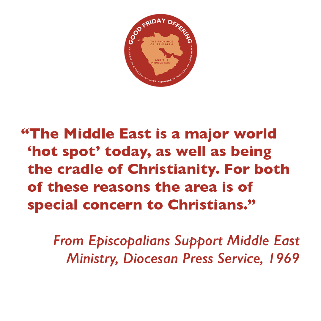 The Good Friday Offering: 1962-1972 – The Episcopal Church