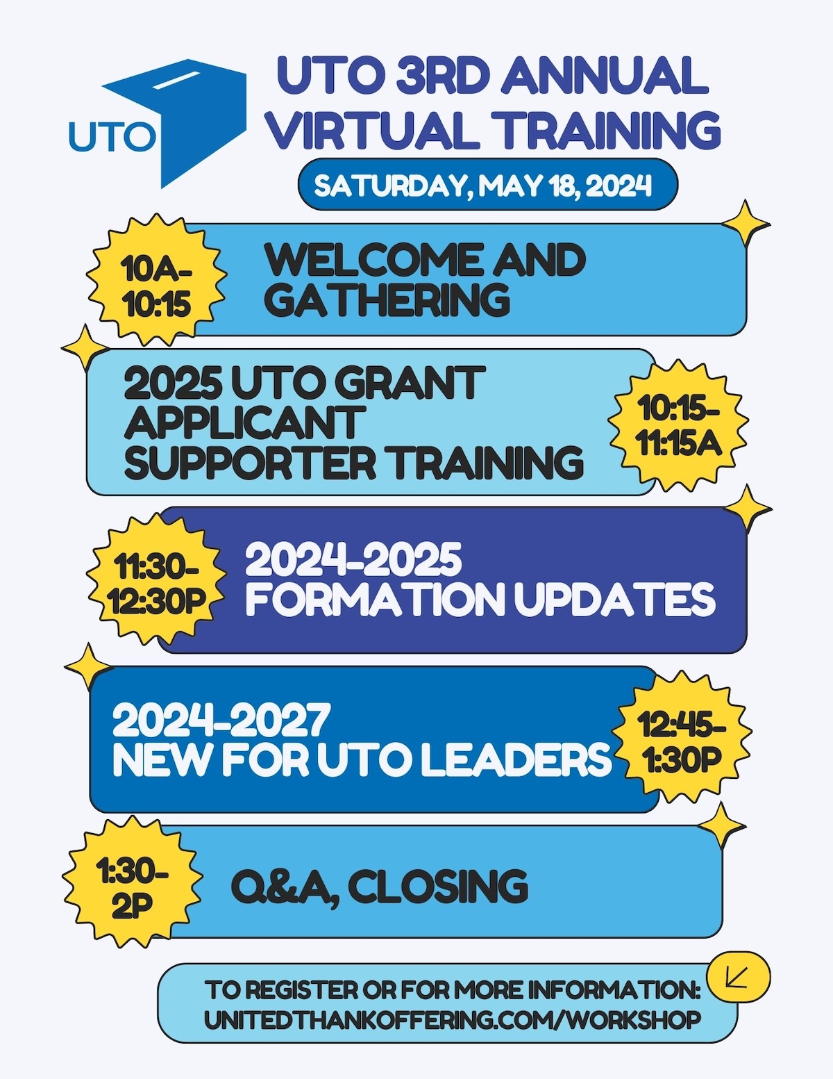 3rd Annual UTO Virtual Training Day Rescheduled: June 8, 10 a.m.-2 p.m ...