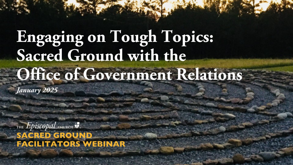 January 2025 Webinar: Engaging On Tough Topics - Sacred Ground with the ...