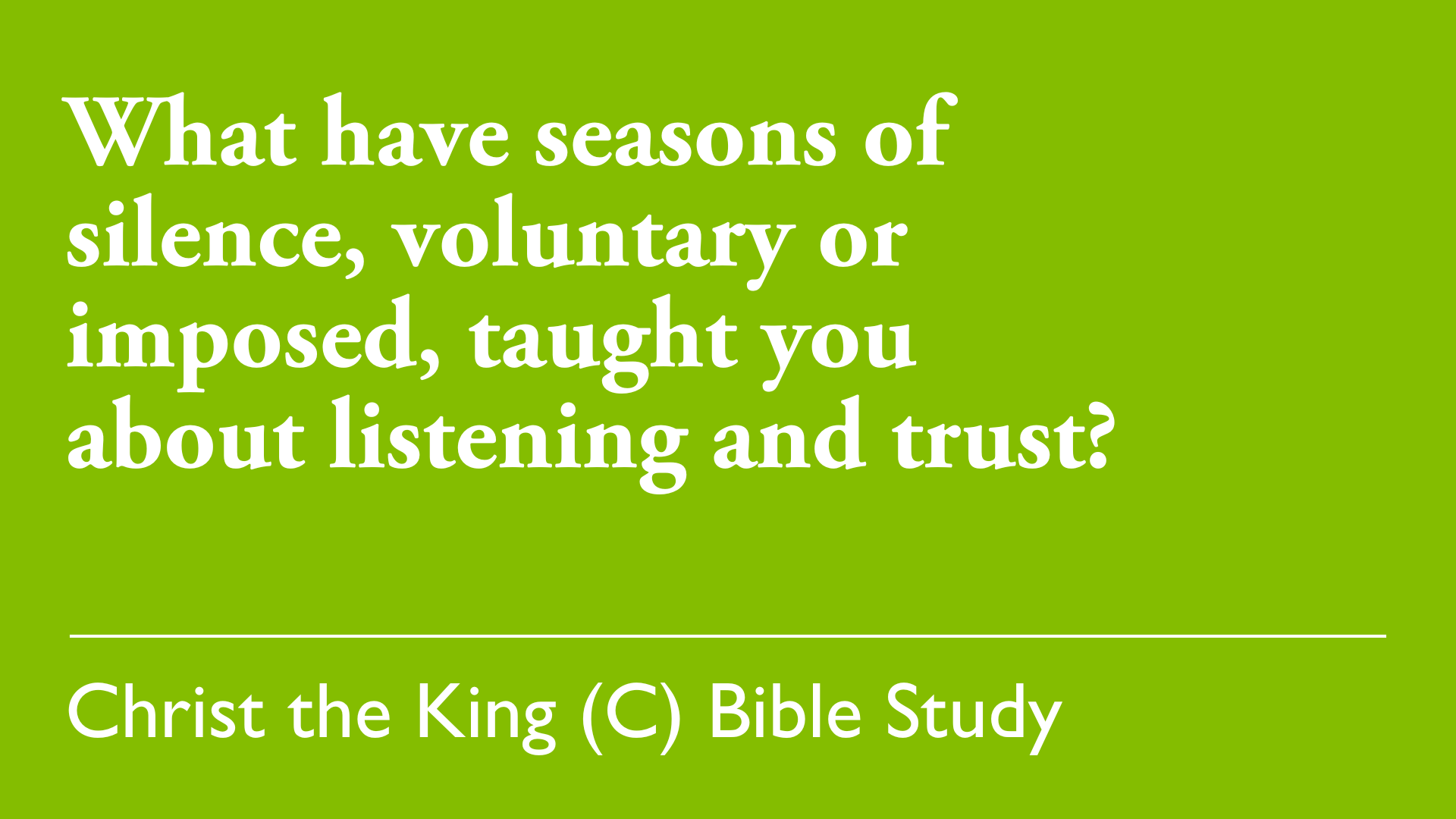 Bible Study: Christ the King Sunday (C) – November 23, 2025 – The ...